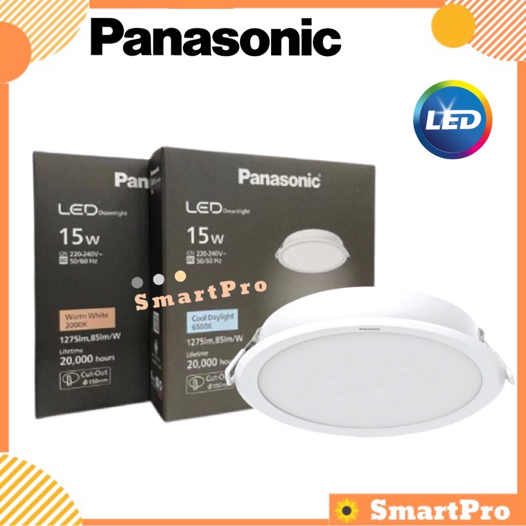 Panasonic Led Downlight 12W / 15W / 18W ( Cool Daylight / Cool White ...