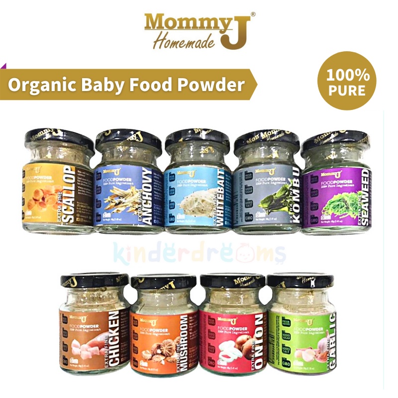 [MommyJ] Natural Baby Food Powder – 100% Organic, Non-GMO, No ...