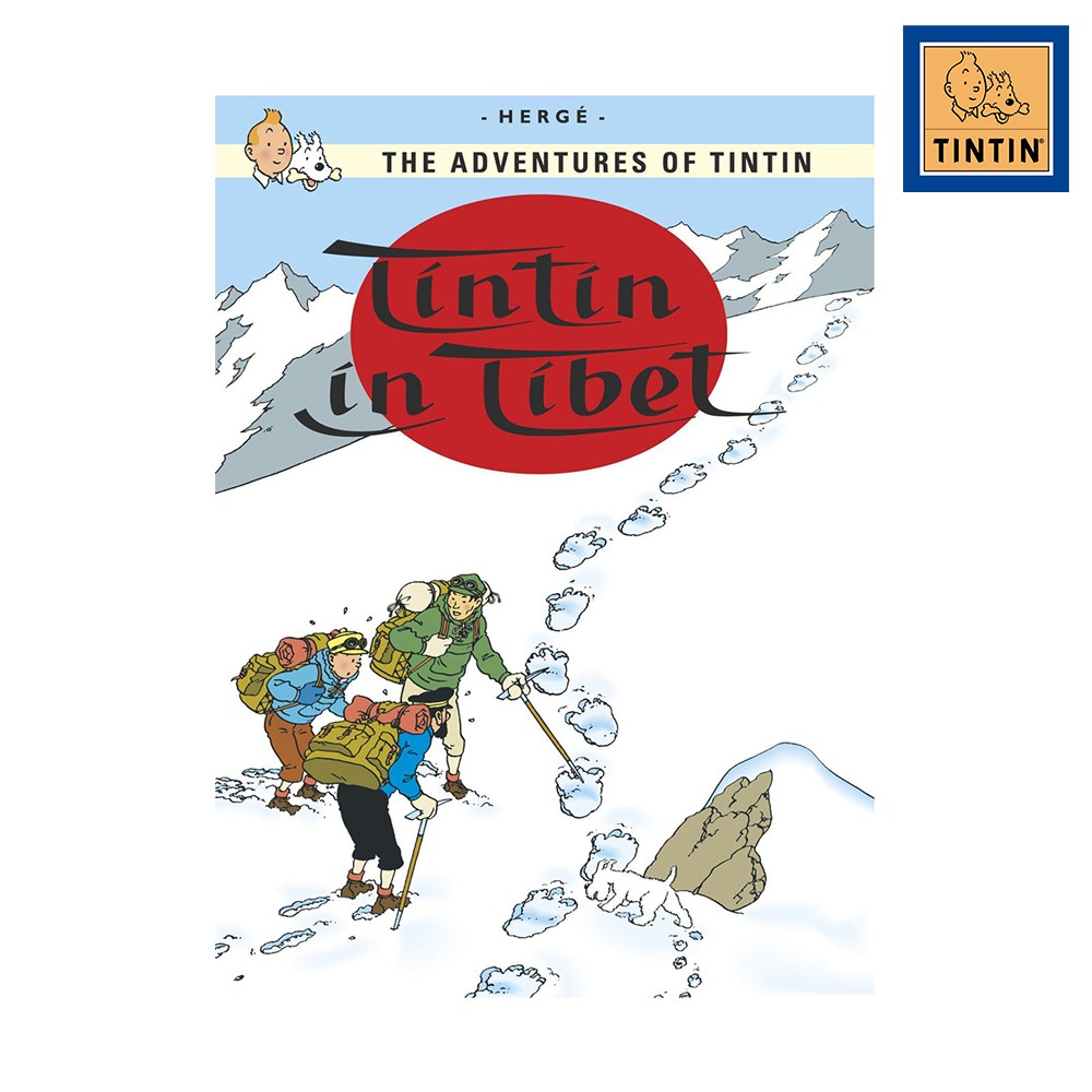 Tintin English Book Cover Postcards: Tintin in Tibet (Ideal for framing ...