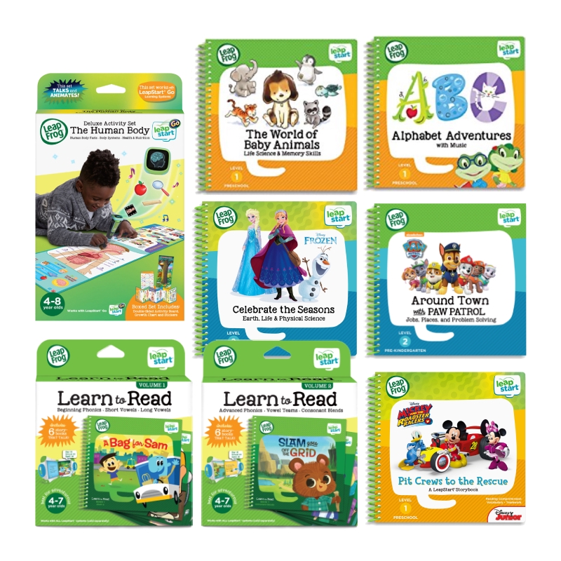 LeapFrog LeapStart Books Compatible To LeapStart 3D Interactive