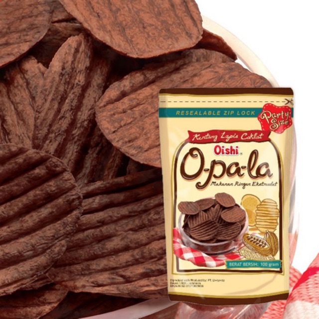 Oishi Opala Chocolate Chip Oishi Opala Chocolate Chip 100g | Shopee ...