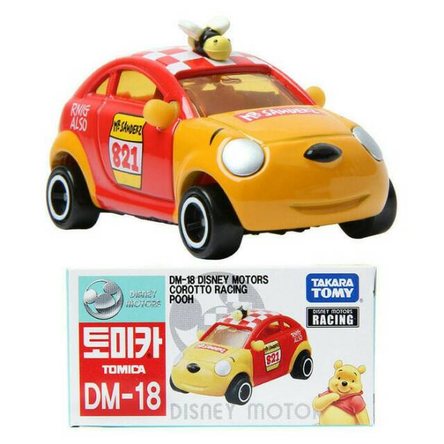 Tomica DISNEY DM-18 COROTTO RACING POOH CAR WINNIE THE POOH - ORIGINAL TAKARA TOMY | Shopee ...