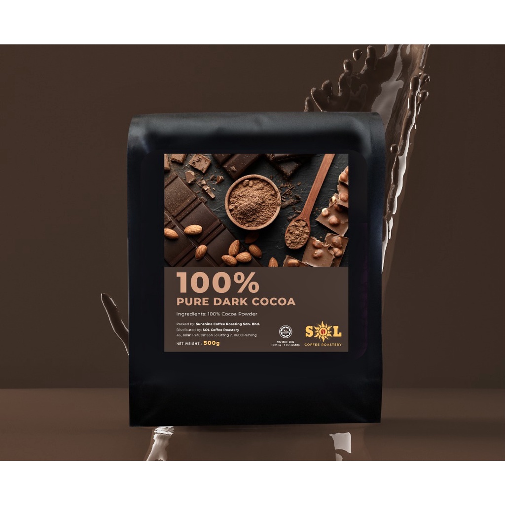 100% PURE DARK COCOA POWDER 500G/PKT | Shopee Singapore