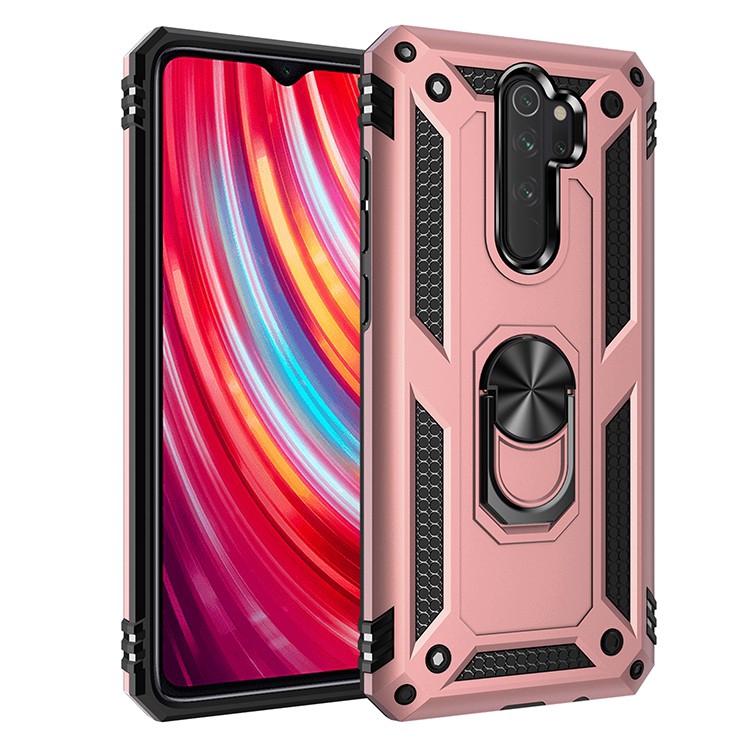 Xiaomi Redmi Note 8 Pro Redmi 8 8A Metal Ring Hard Phone Case Armor ...