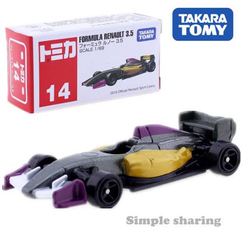 TOMICA FORMULA RENAULT 3.5 TAKARA TOMY DIECAST RACING CAR RACING CAR ...