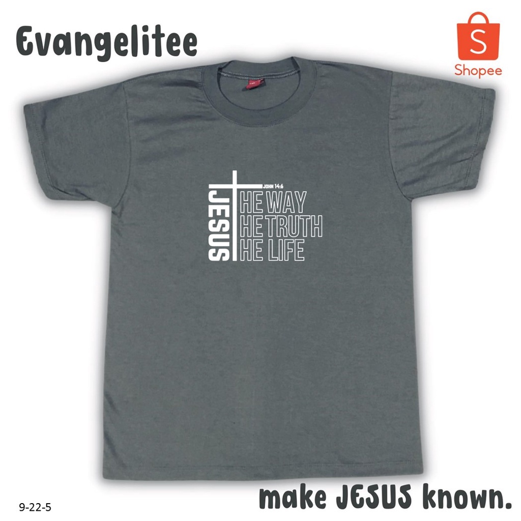 CHRISTIAN STATEMENT TSHIRT ( JESUS, THE WAY, THE TRUTH, THE LIFE ...