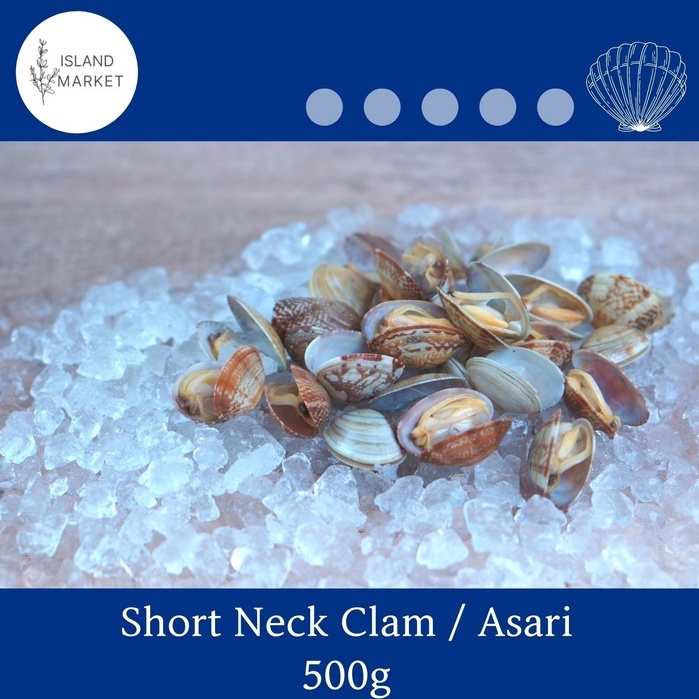 [Island Market] Frozen Cooked Short Neck Clam / Asari - 500g | Shopee ...