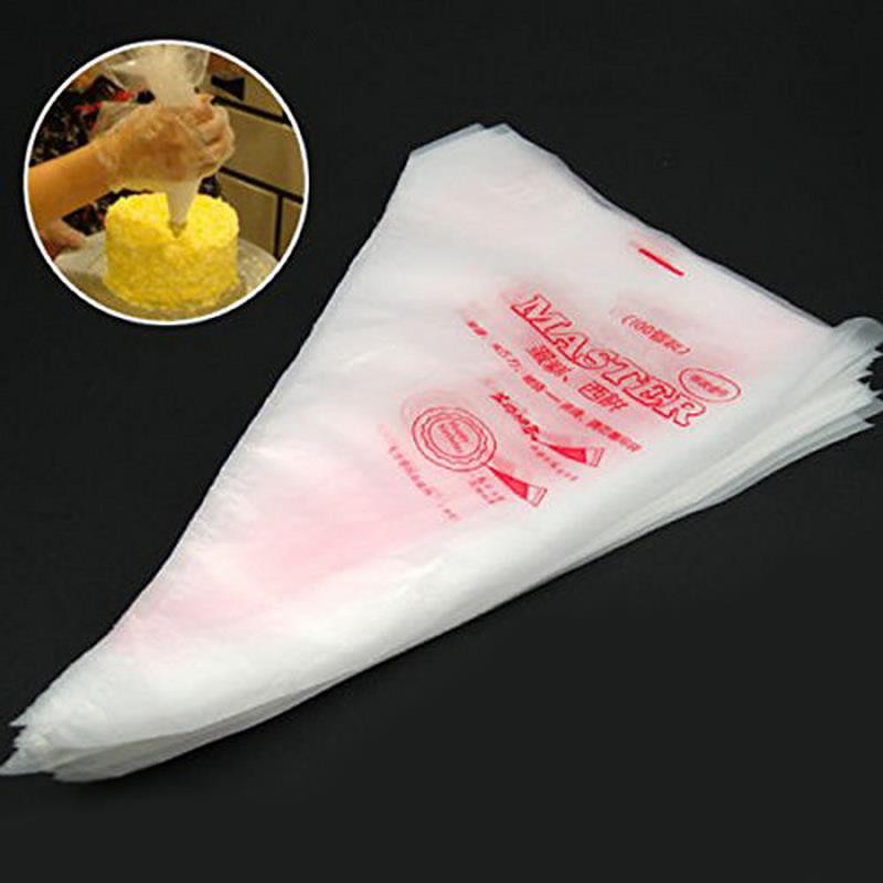 100Pcs/Set Disposable Pastry Bags Cake Decoration Kitchen Icing Food ...