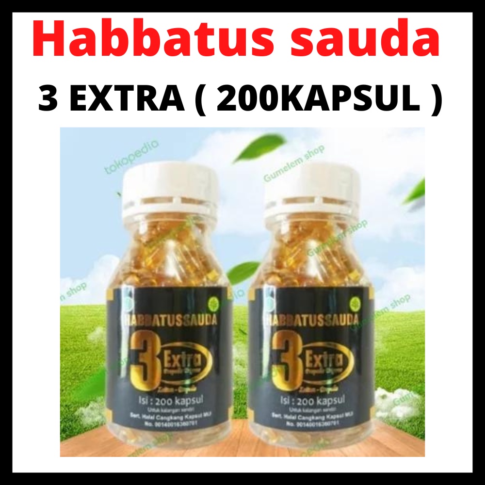 Habbatussauda 3 EXTRA (200 CAPSULES) | Shopee Singapore