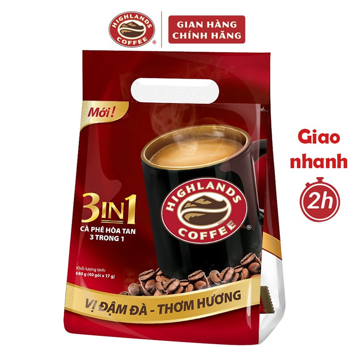 Highland Coffee 3in1 instant Coffee (50 packs x 17g) | Shopee Singapore
