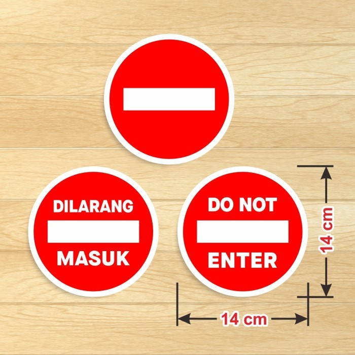 Verboden Vinyl Sign Sticker Label Prohibited from Entering Do Not Enter ...