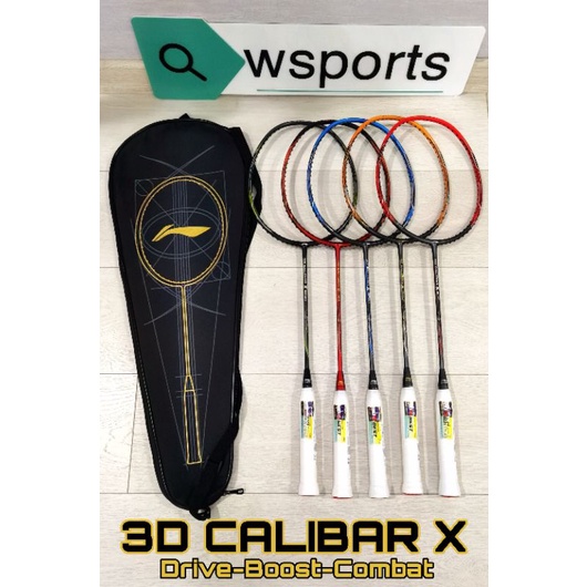 Calibar X Drive Boost Combat Original Lining Badminton Racket | Shopee ...