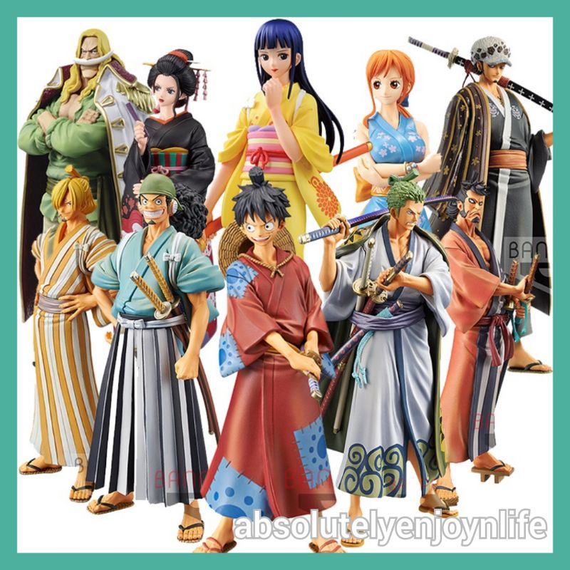 DXF Wano Country One Piece Onishima Zoro Luffy Luo Sanji Nami Anime ...