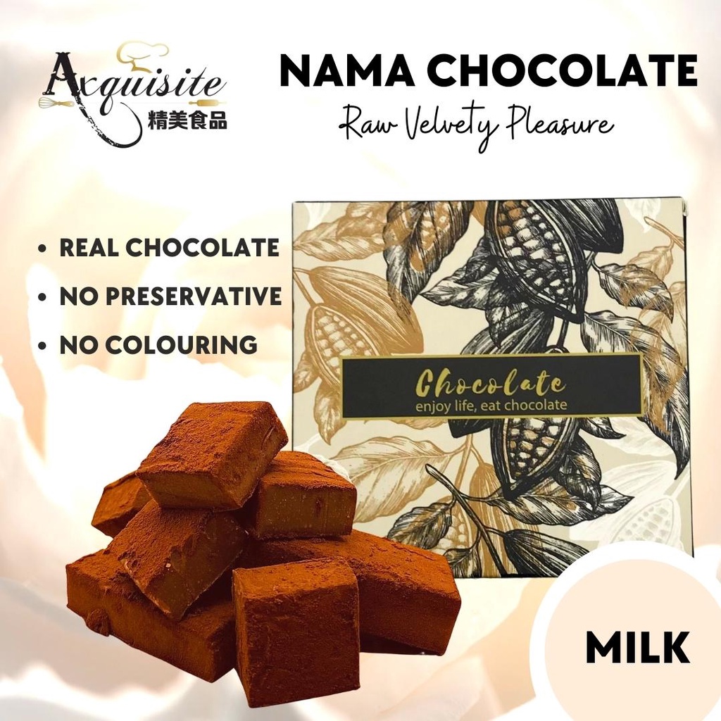 [FROZEN] Milk Nama Chocolate 130g | Axquisite | Shopee Singapore