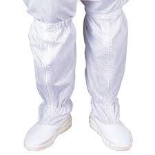 ESD Cleanroom Booties PVC Industrial Shoe White | Shopee Singapore