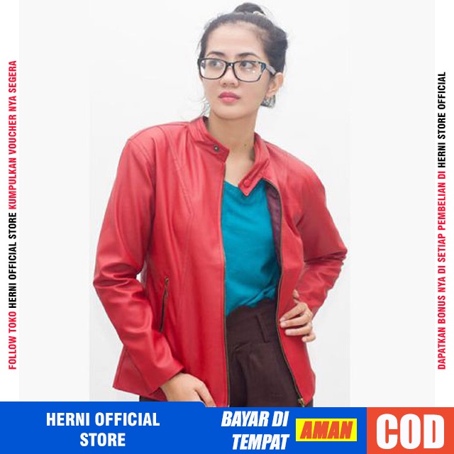 MERAH Imported Casual Women's Leather Jacket for Girls Casual Plain ...