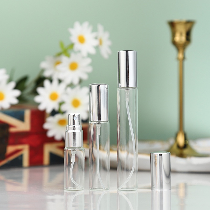 5ml/10ml Mini Perfume Spray Flacon Clean Thin Glass Sample Atomizer ...