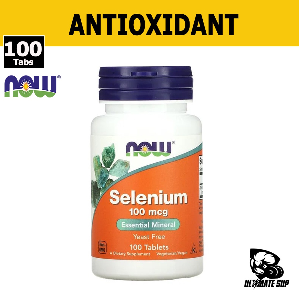 NOW Foods, Selenium, 100 mcg, 100 - 250 Tablets | Shopee Singapore
