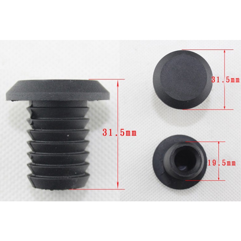Bicycle Handlebar Plug Bike Grips End Cap Cover basikal bar Plug ...