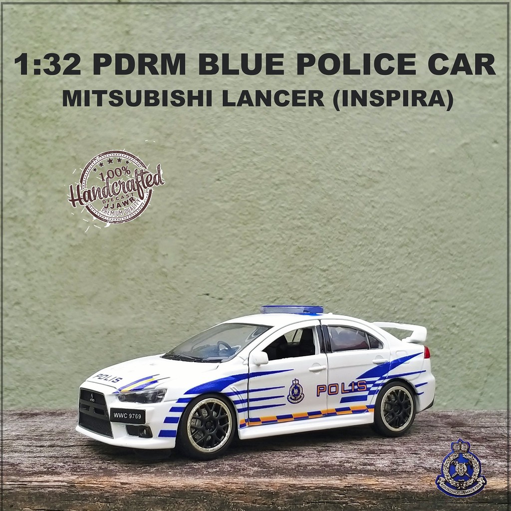 POLIS INSPIRA: 1:32 Mitsubishi Lancer Inspira PDRM 199 Police Polis ...