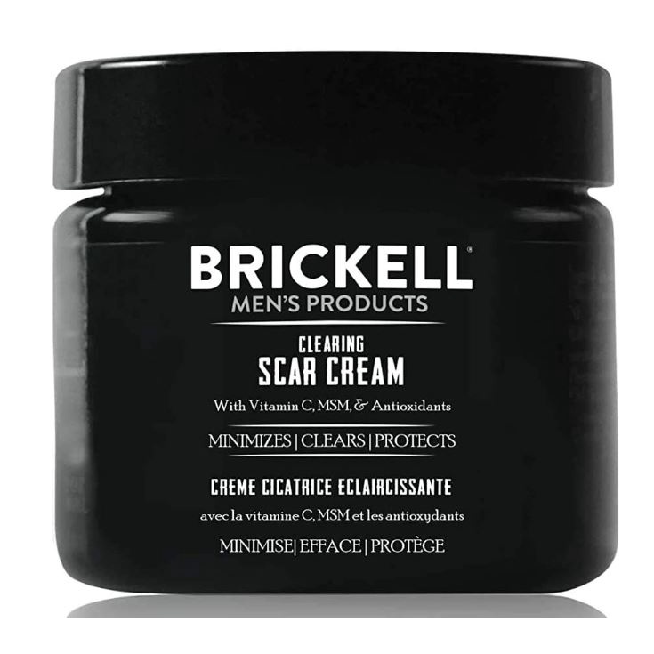 Brickell Men's Clearing Scar Cream for Men, Scar Clearing Cream to ...