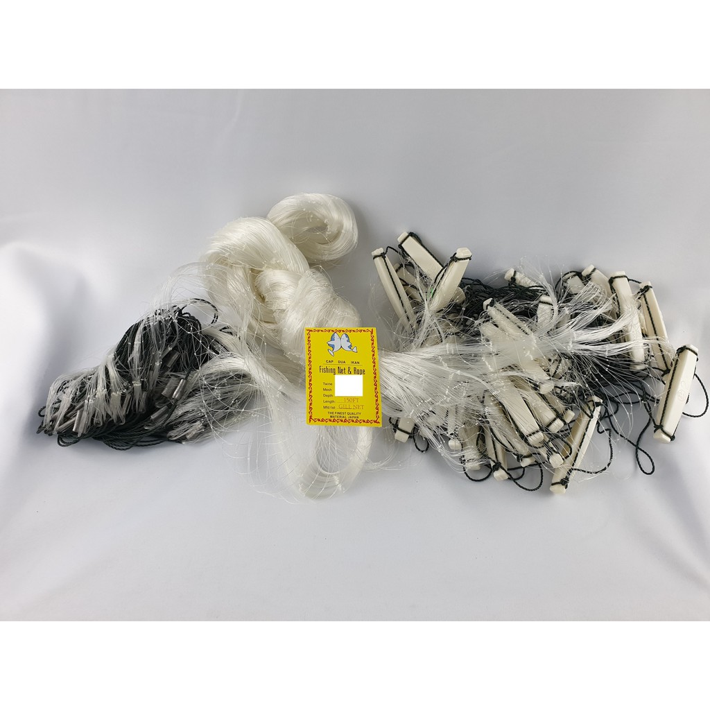 SABAH STYLE PUKAT HANYUT CGN 150FT,Jaring Pukat Ikan Tangsi siap ...