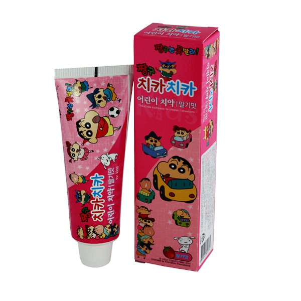 Shinchan Korean Children'S Toothpaste Strawberry Flavor 90g | Shopee ...