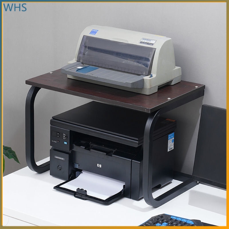 Shelf printer rack office desk pin storage shelf multifunctional table ...