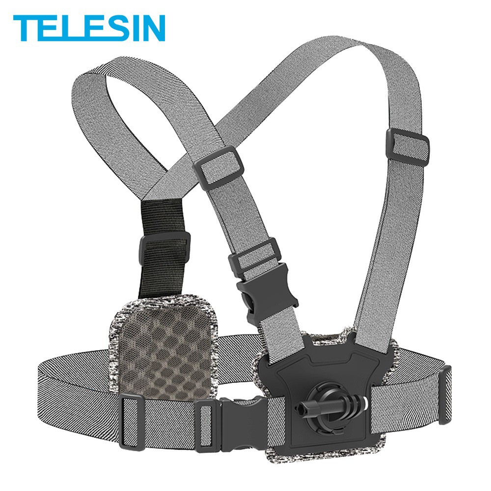 TELESIN Upgraded Front & Back Mount Chest Strap for GoPro HERO 12 11 10 ...