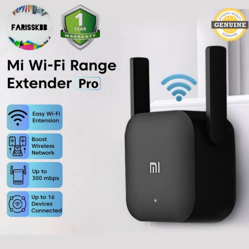 Xiaomi Mi Wi-Fi Router Range Extender Pro Up To 300mbps 2x2 External ...