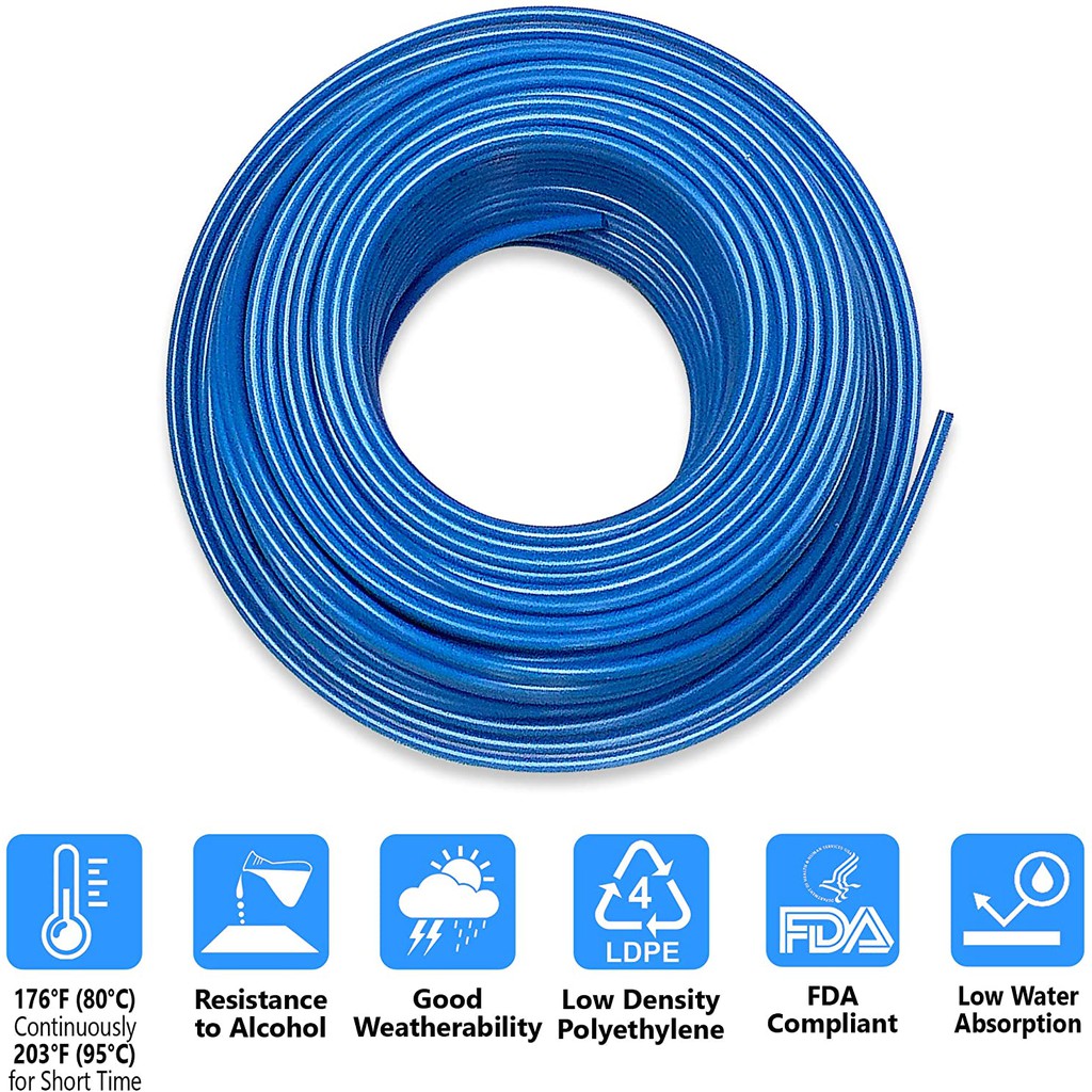 SG STOCKS👉1/4 Inch RO Tubing Quarter inch PE Tubing RO Water Tubing ...