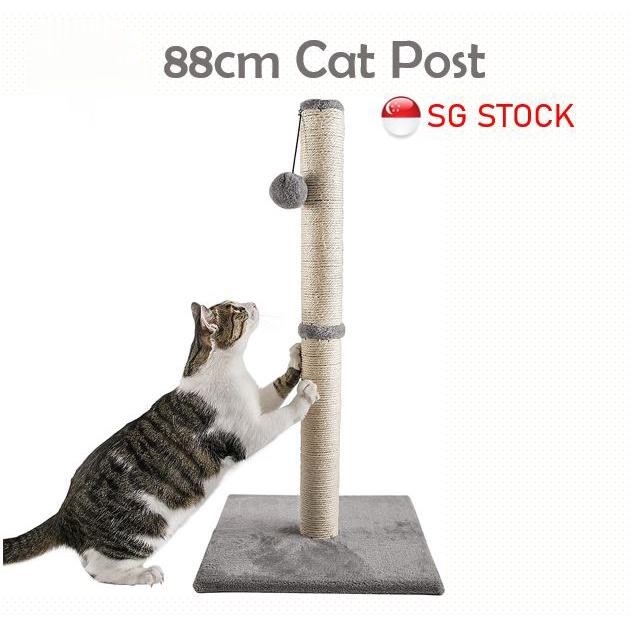88cm Tall Cat Scratcher Post Scratching Pole Cat Condo Cat Kitten ...