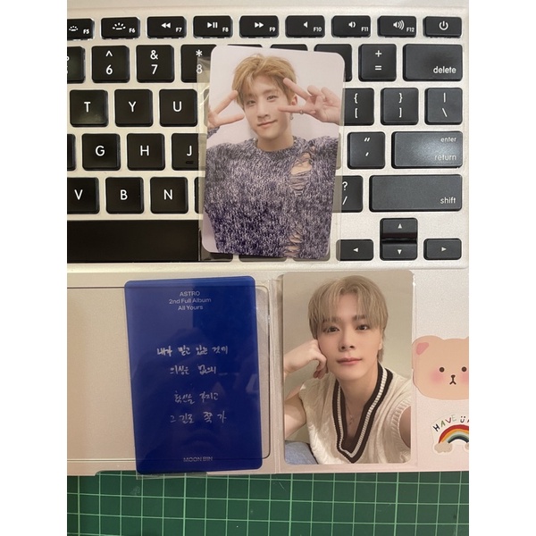 Astro all yours photocard album and benefit: JINJIN JINU JOEUN MOONBIN ...