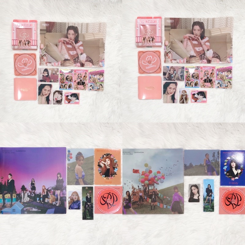 Red VELVET QUEENDOM ALBUM RED VELVET RV PHOTOCARD SEULGI WENDY IRENE ...