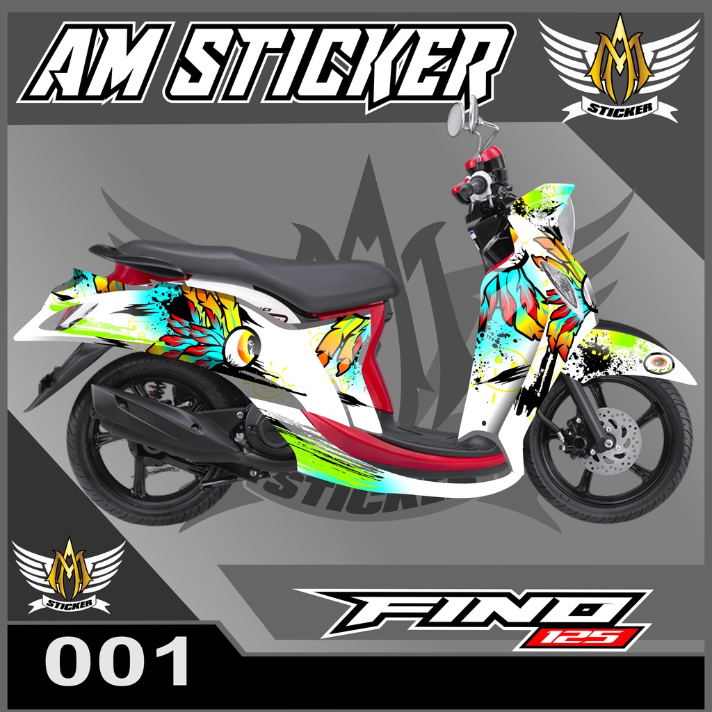 Yamaha Fino 125 Motorcycle Full Body Decal Sticker - Panda | Shopee ...