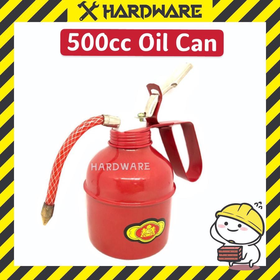 500cc Red metal oil can/Grease pump oil can/500ml metal oil can/Mini ...
