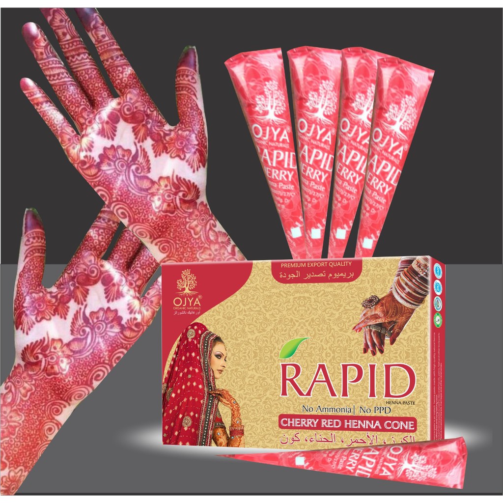 Henna Rapid Cherry Red Color 1 Box (Wholesale) | Shopee Singapore