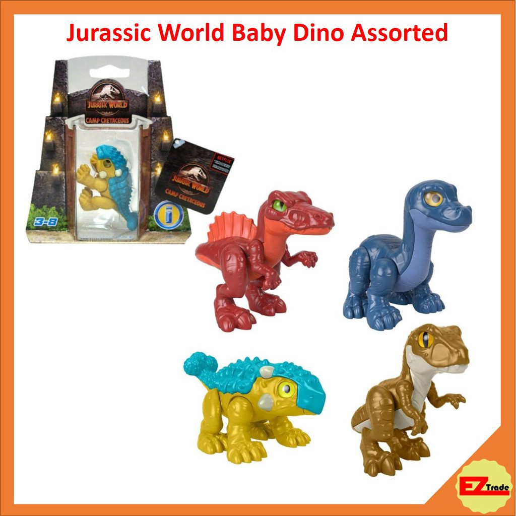 Mattel Jurassic World Camp Cretaceous Single Baby Dino Assortment ...