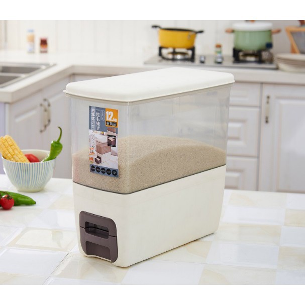 Tupperware Rice Smart Red Rice Dispenser Container Keeper 10kg + Free ...