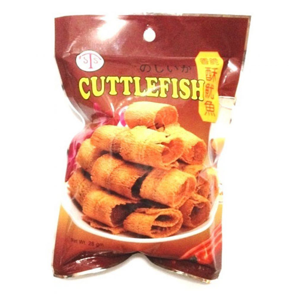 (28g) STS Crispy Cuttlefish Snacks Chips Snacks Jelly Tidbits Candies ...