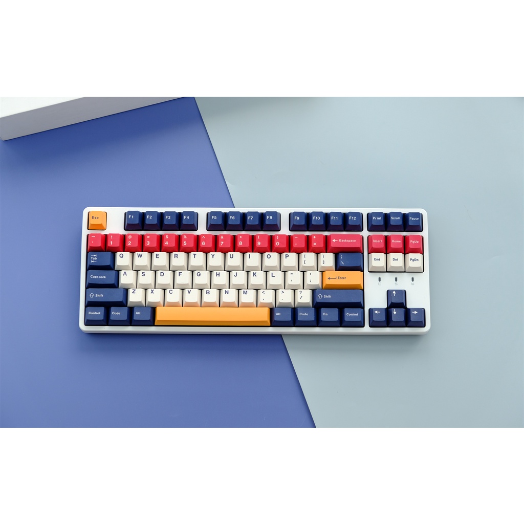 GMK Constitute Keycaps, 129 Keys PBT Keycaps Cherry Profile DYE-SUB ...