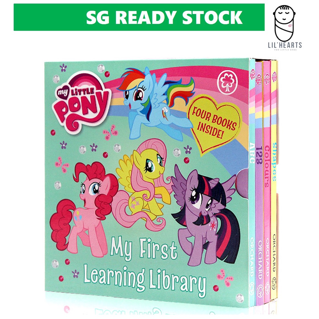 My Little Pony First Learning Library Shapes, Colours, 123 and ABC for ...