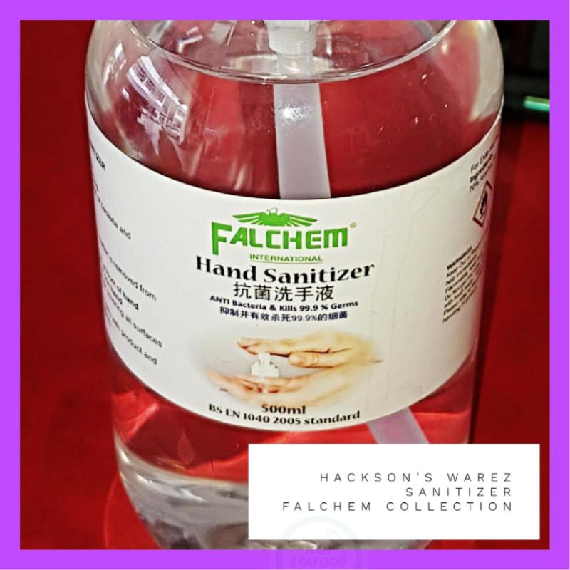 Falchem Hand Sanitizer Handpump 500ml | Shopee Singapore