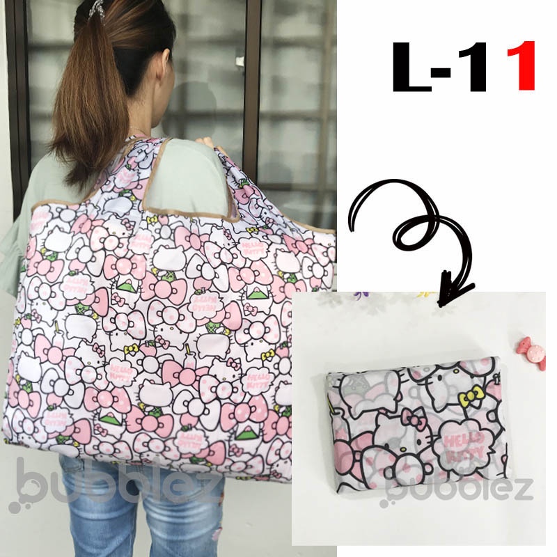 [SG SELLER] FOLDABLE RECYCLE BAG (LARGE SIZE ) [0-49] / ECO / REUSABLE ...