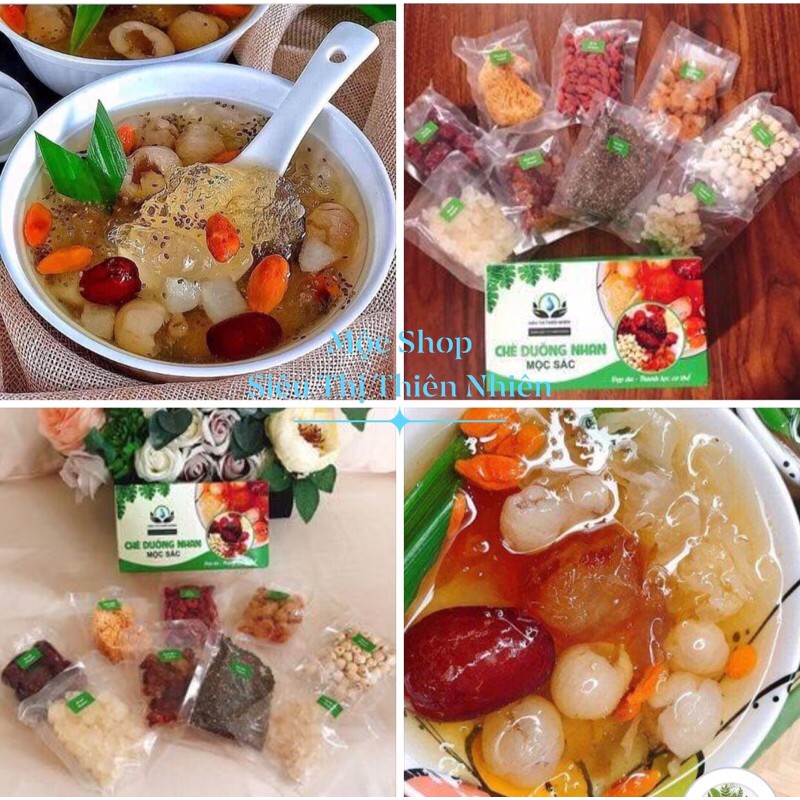 Vip beauty tea - Set of 18-20 cups (Snow bird's nest, Snow mushroom, Bo ...