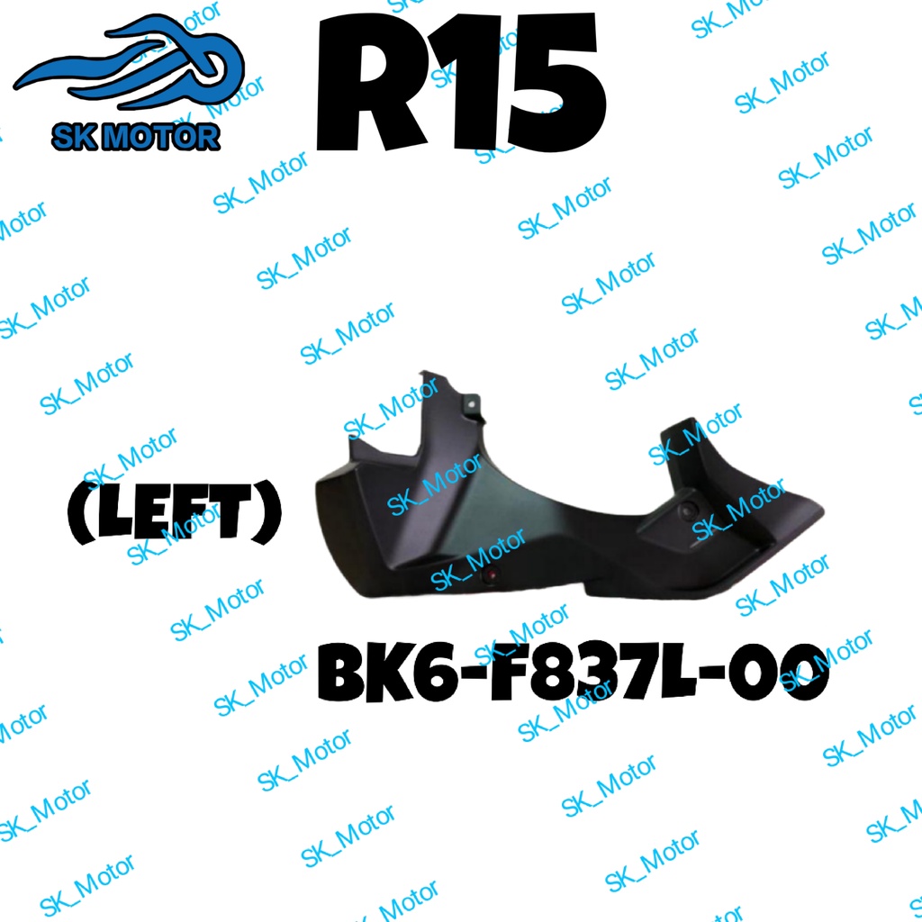 Yamaha YZF-R15 R15 V3 Inner Cover Full Set / Kaver Hitam Mud Guard ...