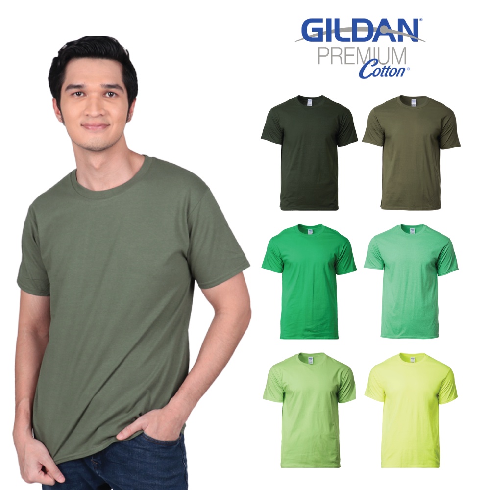 Gildan Premium Cotton 100% Cotton Plain Round Neck Tshirt - 76000 ...