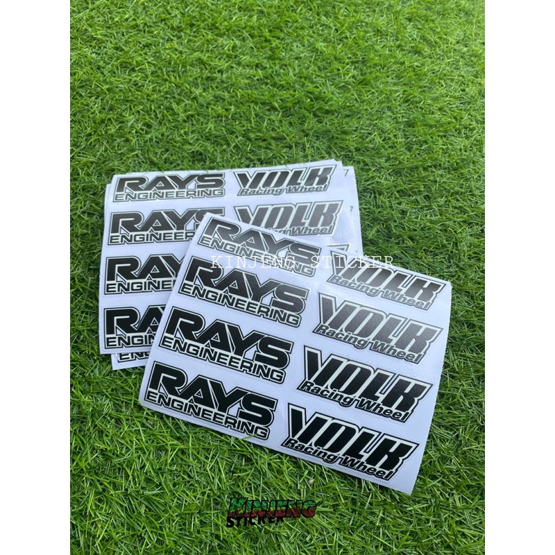 RIM STICKER RAYS VOLK RACING TE37 (UV) | Shopee Singapore