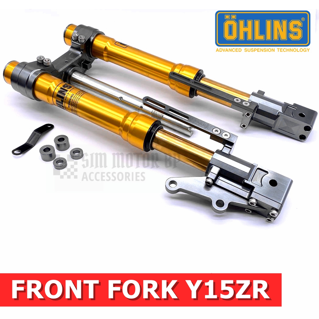 OHLINS FRONT FORK 02 FRONT TUBE Y15ZR (GOLD) | Shopee Singapore