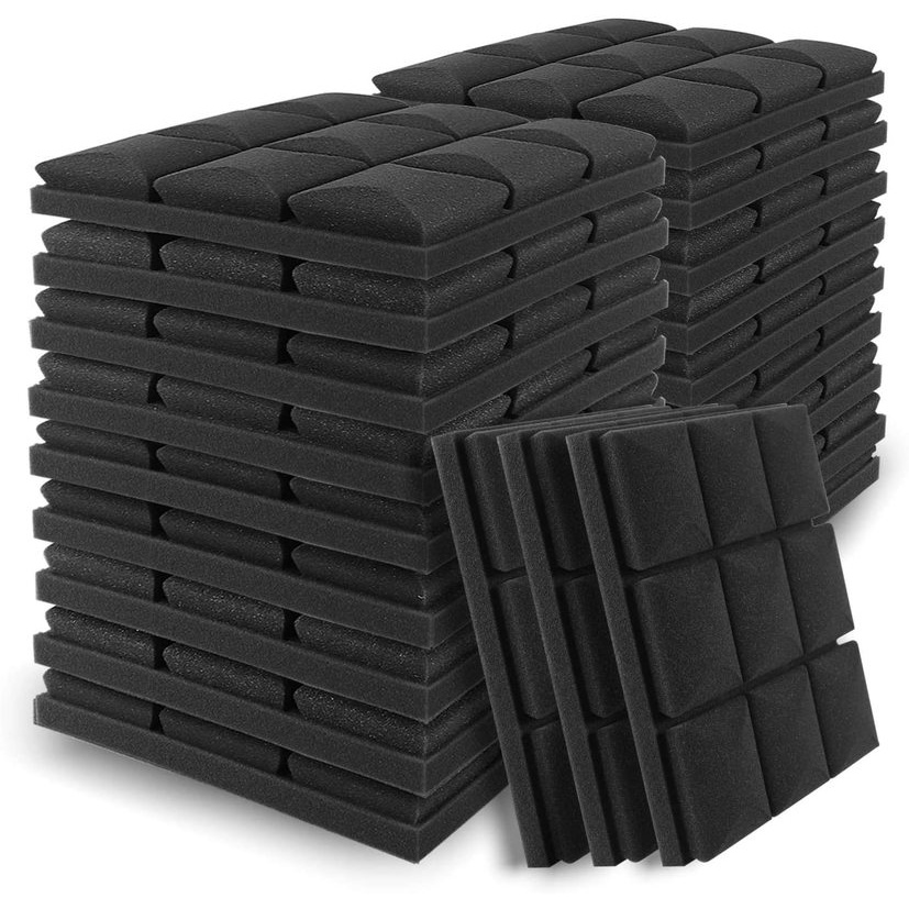 12 Pack 30*30*3cm Durable Acoustic Foam Panel Soundproofing Soundproof ...